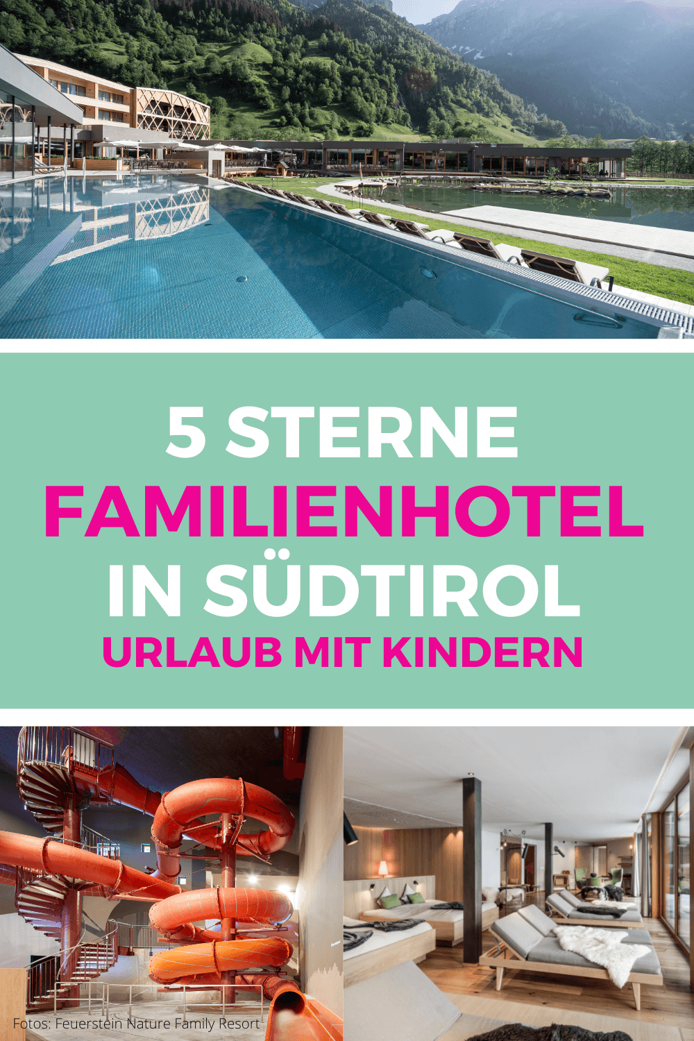 Feuerstein Nature Family Resort in Südtirol: Luxushotel für Familien